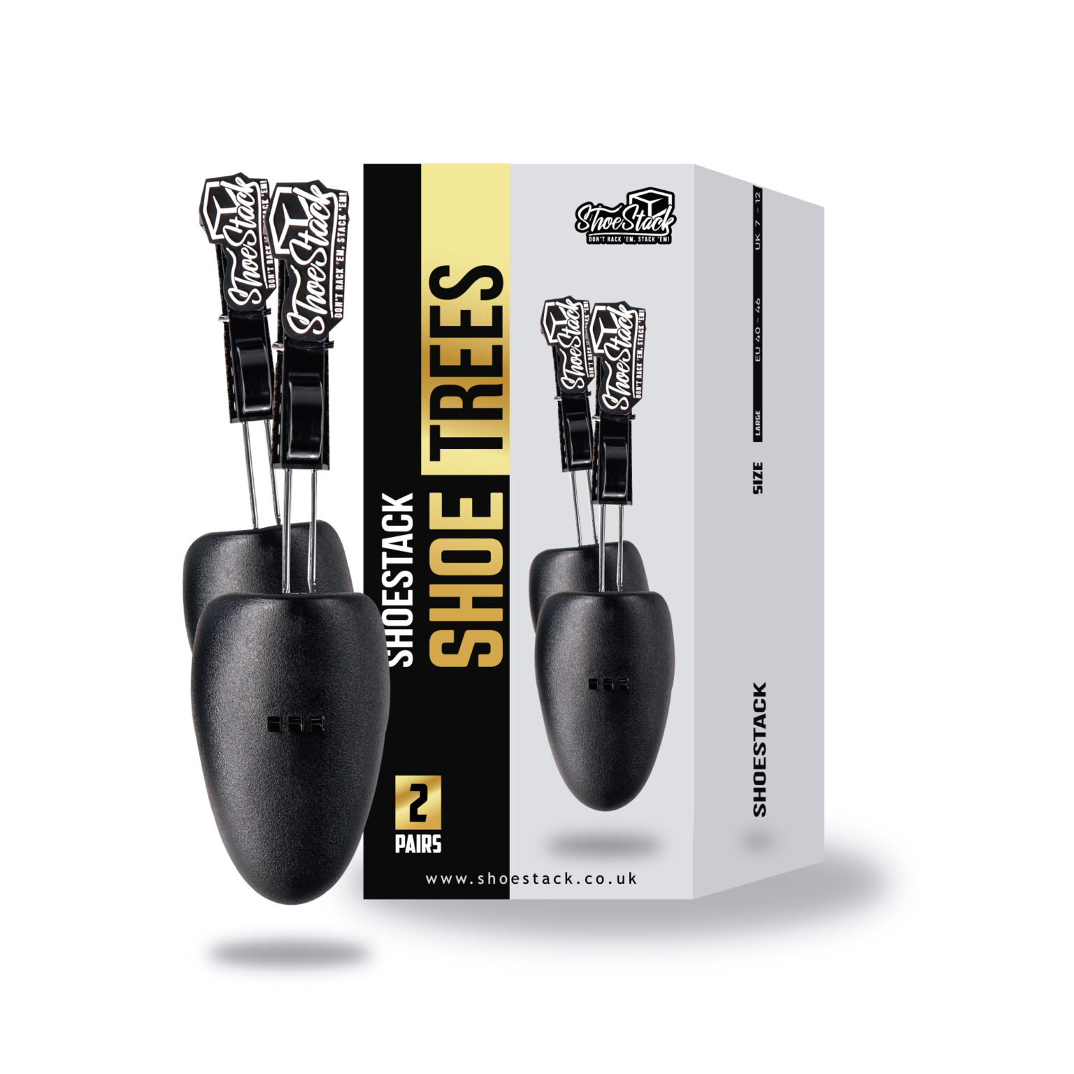 Sneaker Shoe Trees UK - Adjustable | Men & Women | X2 PAIRS