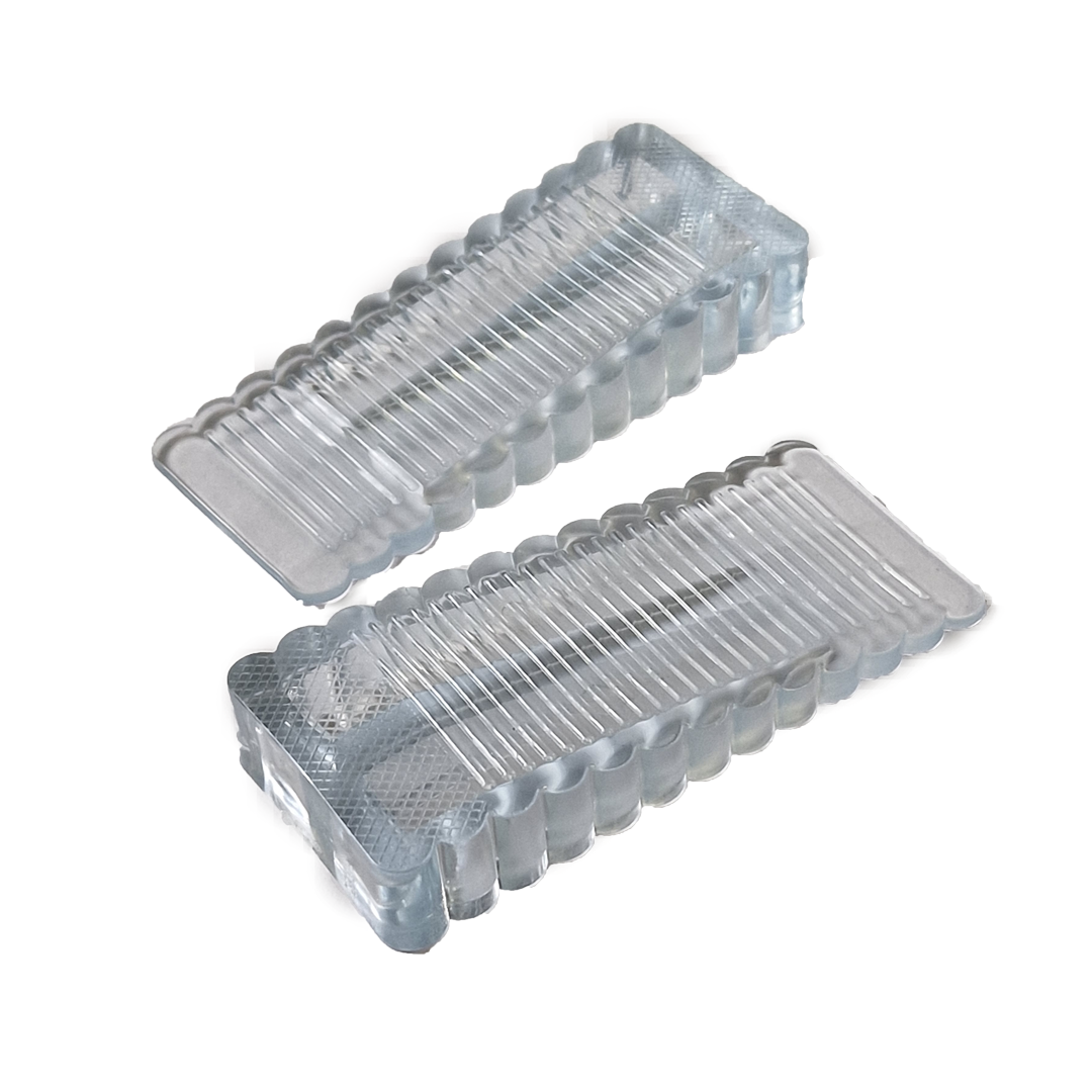 Stack Stoppers | Clear Rubber Door Stops | Anti Slip | x12 Pack