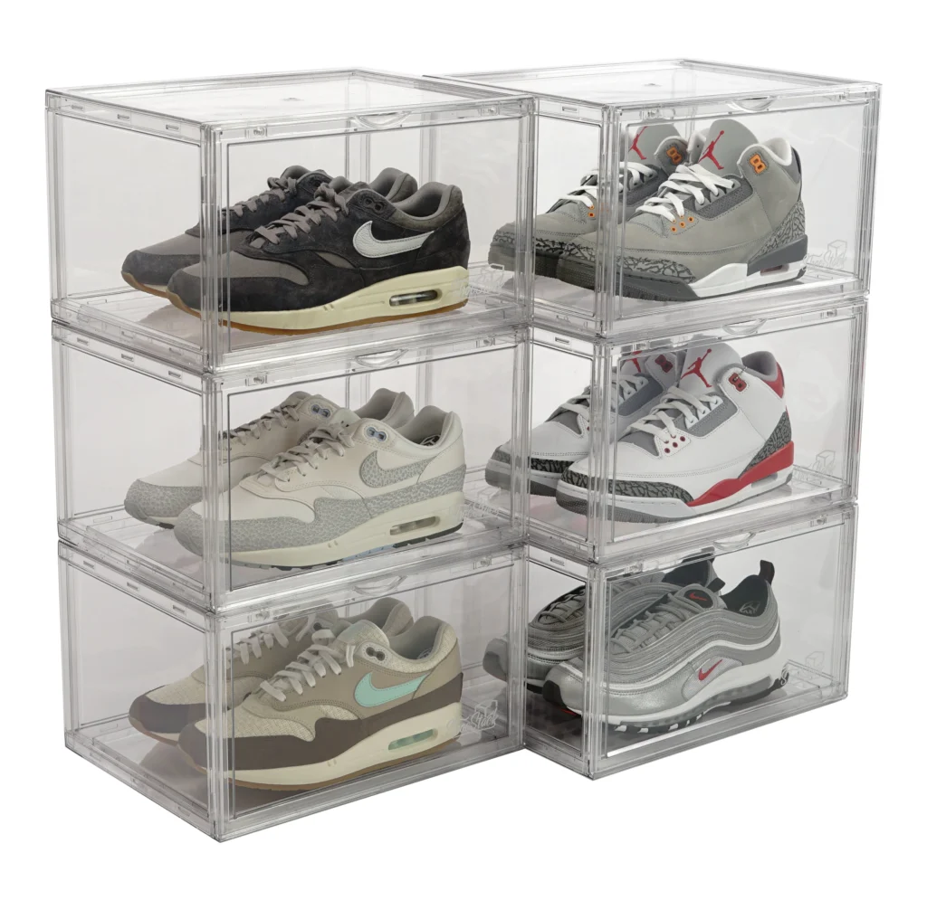 Shoe Storage Boxes | Shoe Organiser Bundle | Acrylic 360° | ShoeStack ...